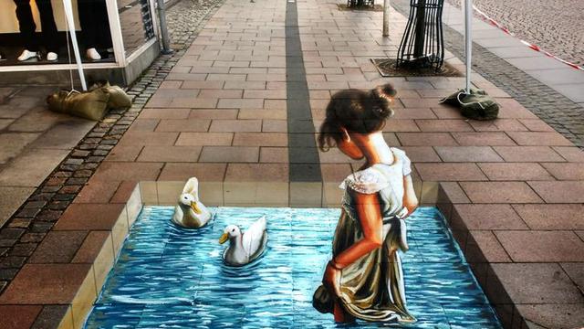 6 Lukisan 3D di Dinding dan Lantai Jalanan Ini Menipu Mata, Bikin ...