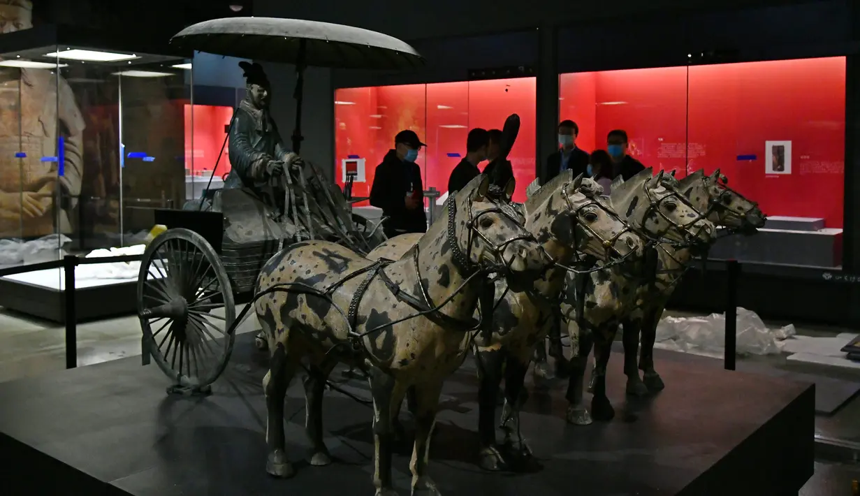 FOTO: Melihat Patung Pasukan Terakota China di Museum Shandonga - Foto ...