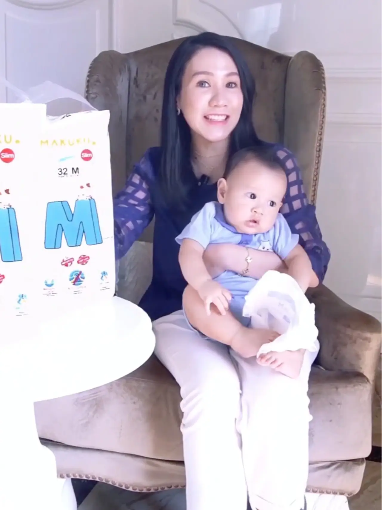 Selebgram Rensia Sanvira Sebut Popok Nyaman Teman Terbaik Anak Sejak ...