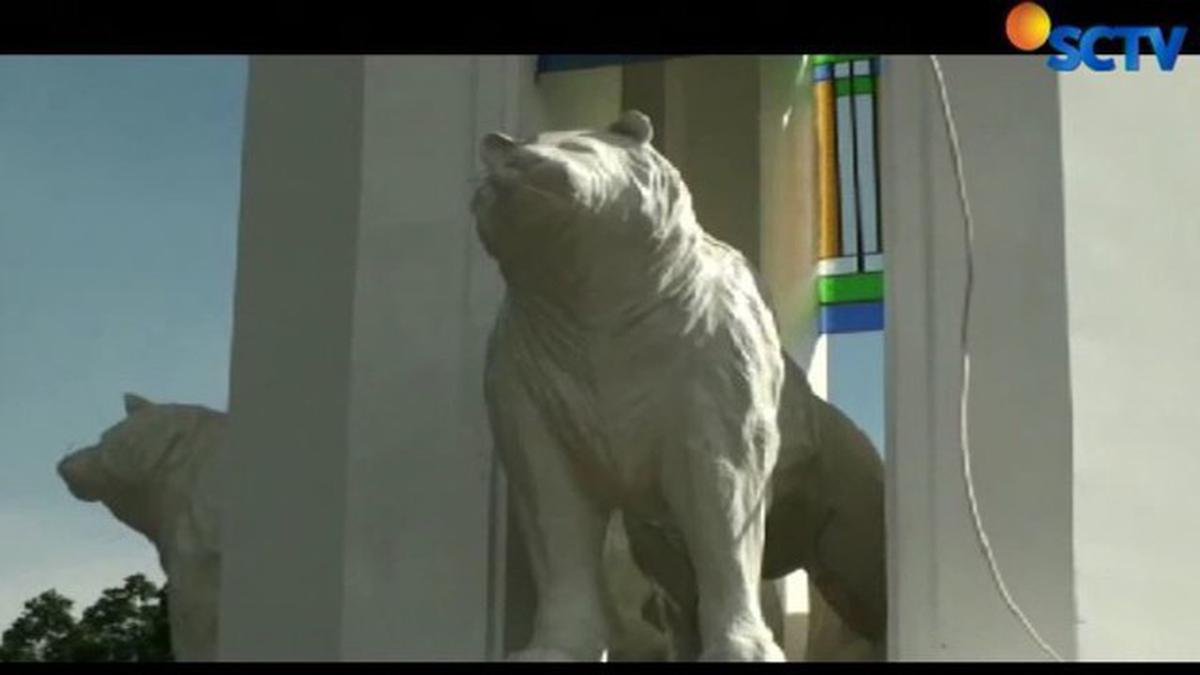 Ini Penampakan Patung Maung Bandung yang Justru Tak Mirip Harimau