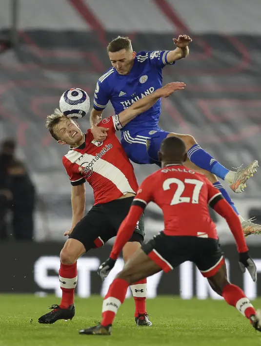 FOTO: Leicester City Ditahan Imbang 10 Pemain Southampton - Foto ...