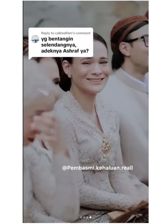 6 Potret Aishah Sinclair Adik Mendiang Ashraf, Bantu Rapikan Veil Pernikahan BCL - Hot Liputan6.com