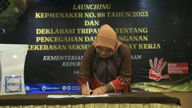 Deklarasi Tripartit, Bentuk Komitmen Pencegahan dan Penanganan Kekerasan Seksual di Tempat Kerja ...
