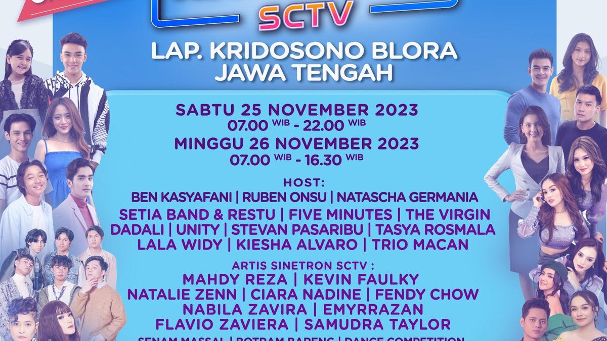 Live Streaming SCTV Panggung Karnaval di Lapangan Kridosono Blora, Jawa ...
