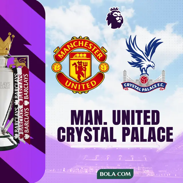 Link Live Streaming Liga Inggris di Vidio Malam Ini: MU Vs Crystal Palace - Inggris Bola.com