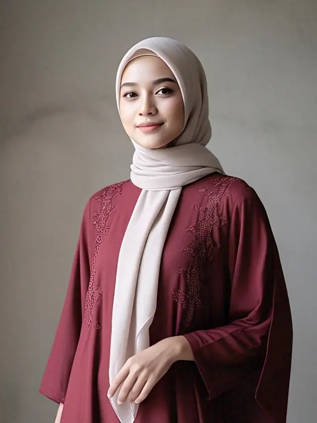 7 Rekomendasi Warna Jilbab 2025 yang Cocok Dipadukan dengan Gamis ...