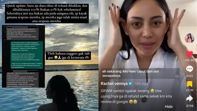 Rachel Vennya Akhirnya Dapat Refund Penuh dari Pihak Villa Mewah di ...