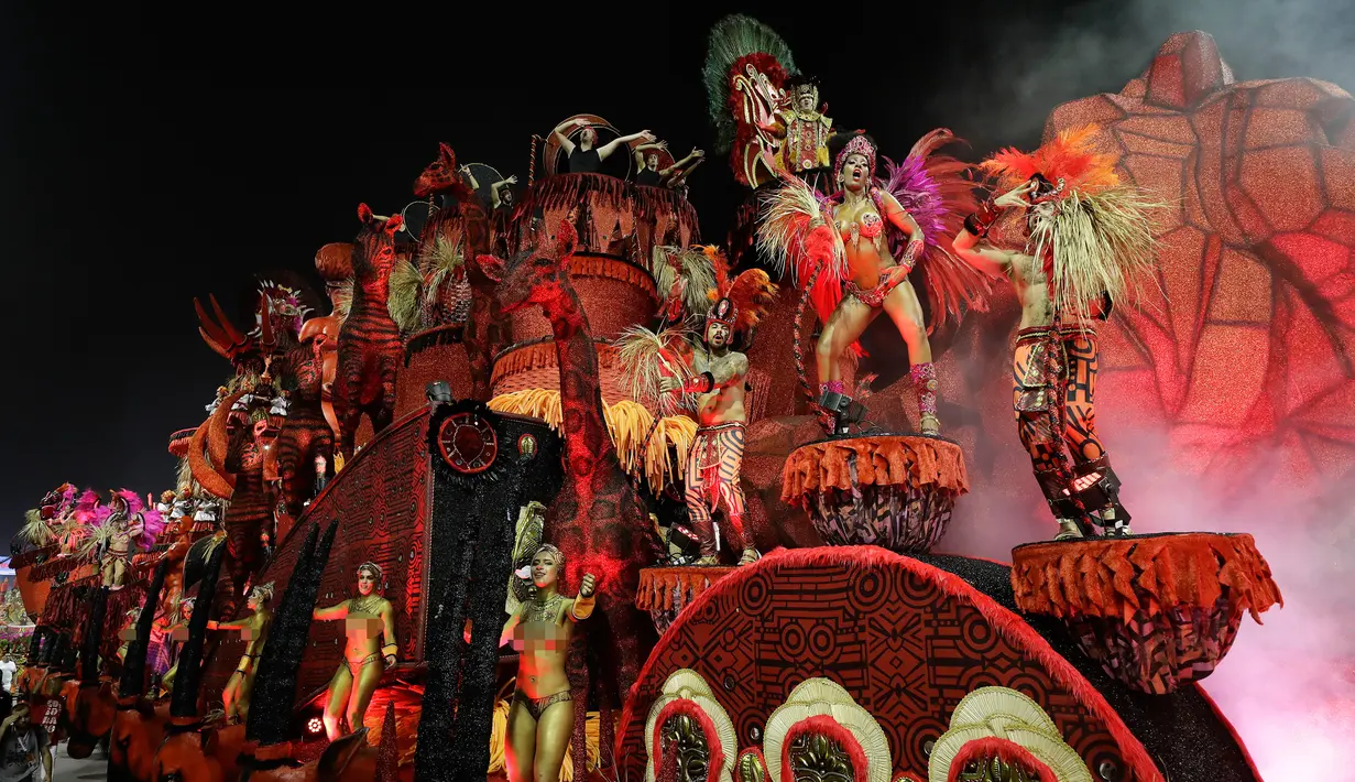 FOTO: Seksinya Para Penari Samba Meriahkan Karnaval Sao Paulo 2019 ...