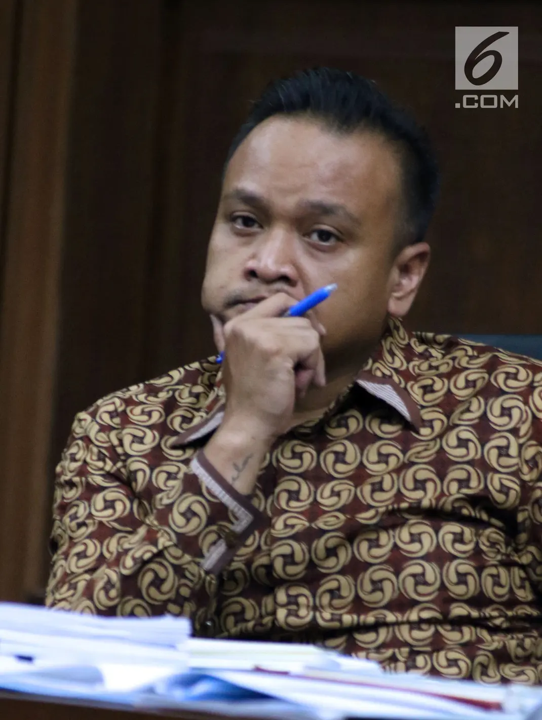 FOTO: Irvanto Jalani Sidang Lanjutan Dugaan Korupsi E-KTP - Foto Liputan6.com