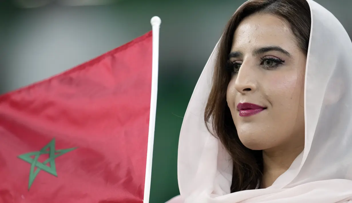 Potret Fans Maroko Yang Cantik-Cantik di Piala Dunia 2022 - Foto ...