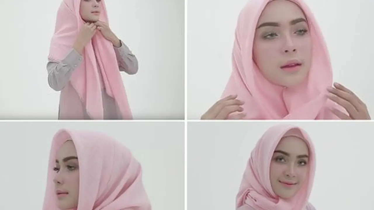 5 Cara Pakai Jilbab Segiempat Praktis Tapi Tetap Modis - Islami ...