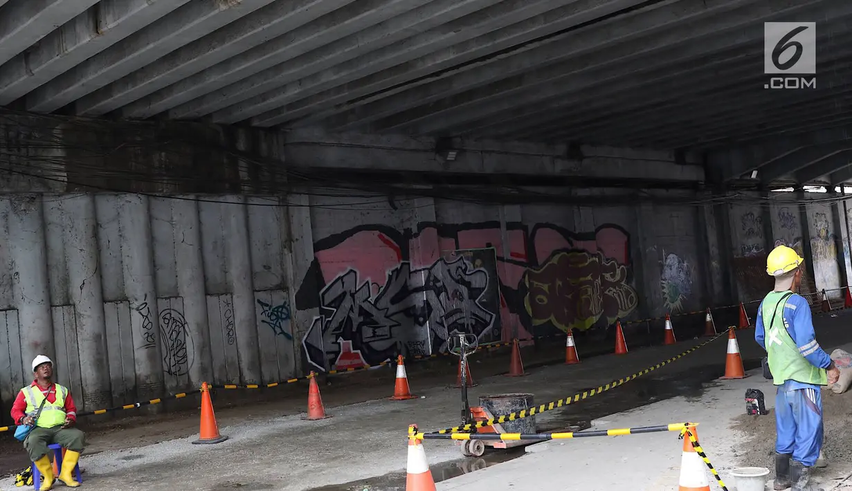 FOTO: Tunjang TOD dan MRT, Underpass Jalan Kendal Ditutup - Foto ...