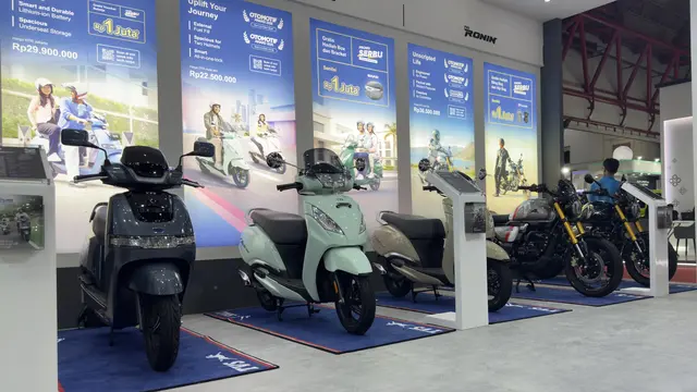 TVS Pajang Motor Baru di Jakarta Fair 2026, Ada Roda 3 untuk Niaga