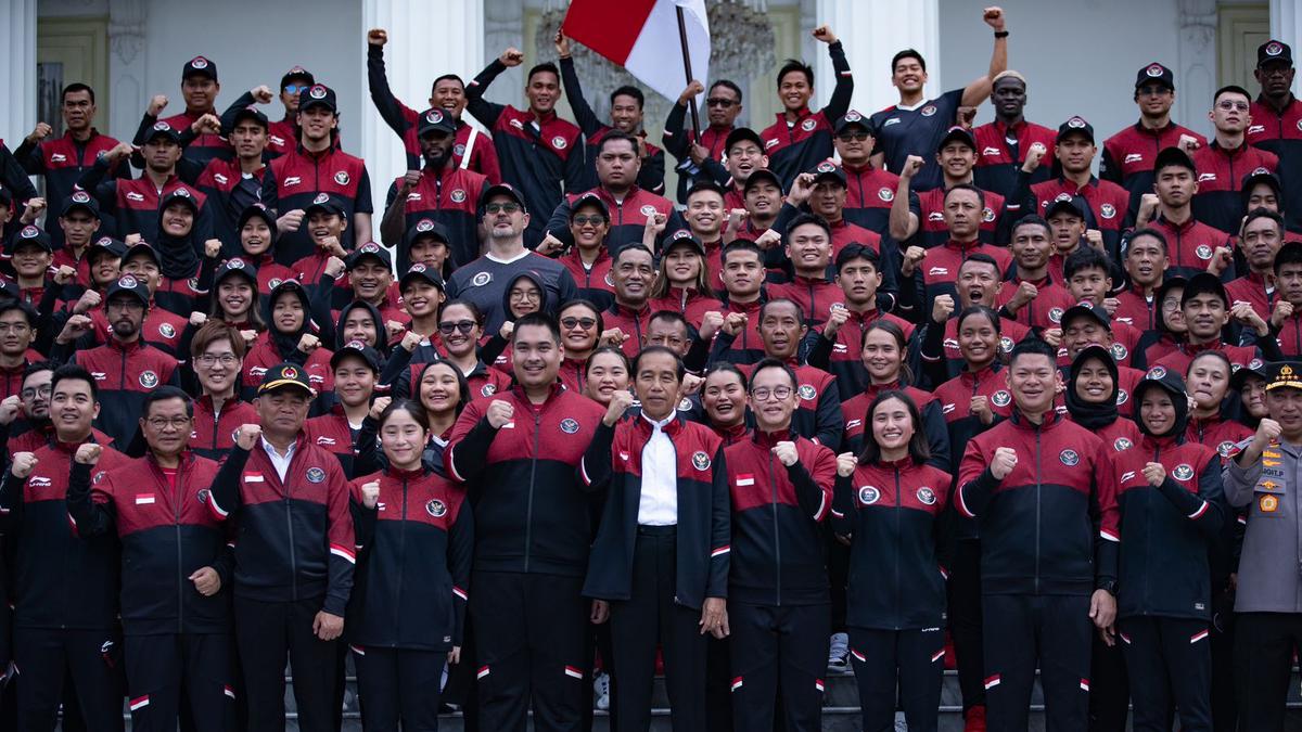 Resmi Dilepas Jokowi, Kontingen Indonesia Diberi Target Juara Umum atau Runner-up Klasemen ...